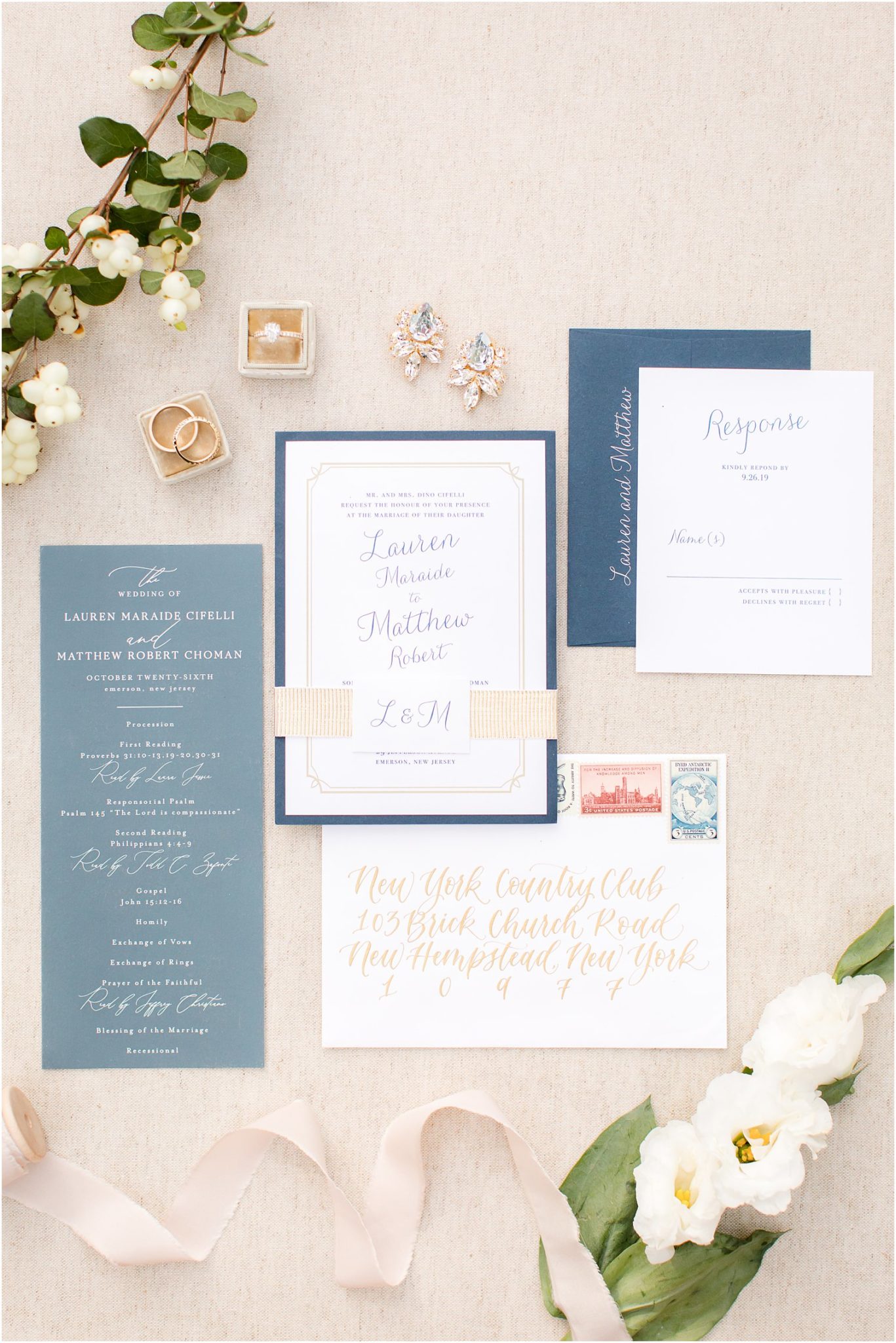 5 Tips for a Beautiful Wedding Invitation Flat Lay | NJ Wedding ...