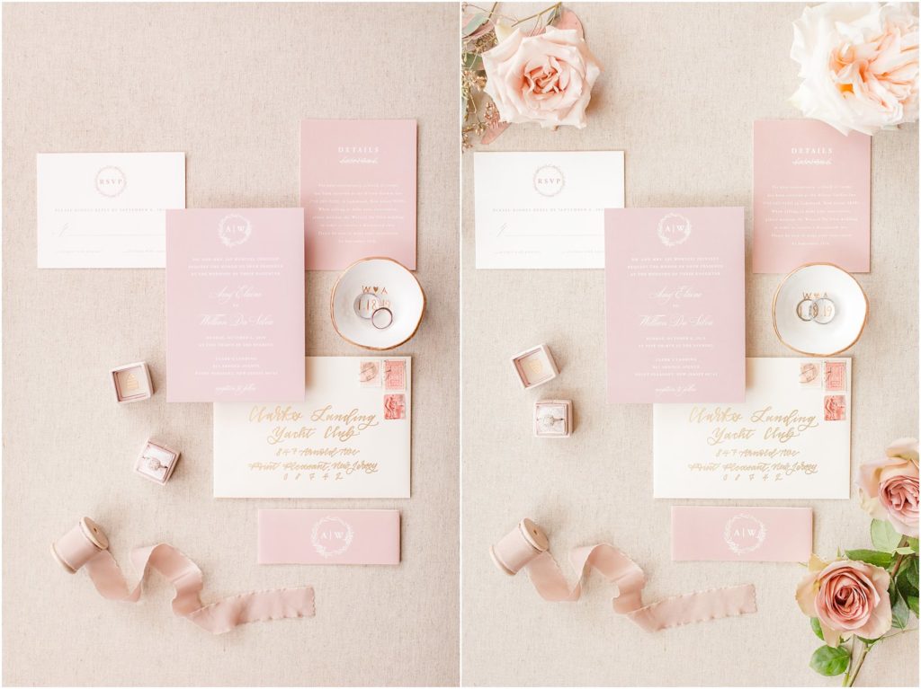 5 Tips for a Beautiful Wedding Invitation Flat Lay - NJ Wedding ...