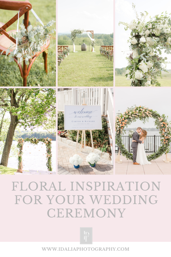 Wedding Ceremony Floral Inspiration | NJ Wedding Photographer | Idalia ...