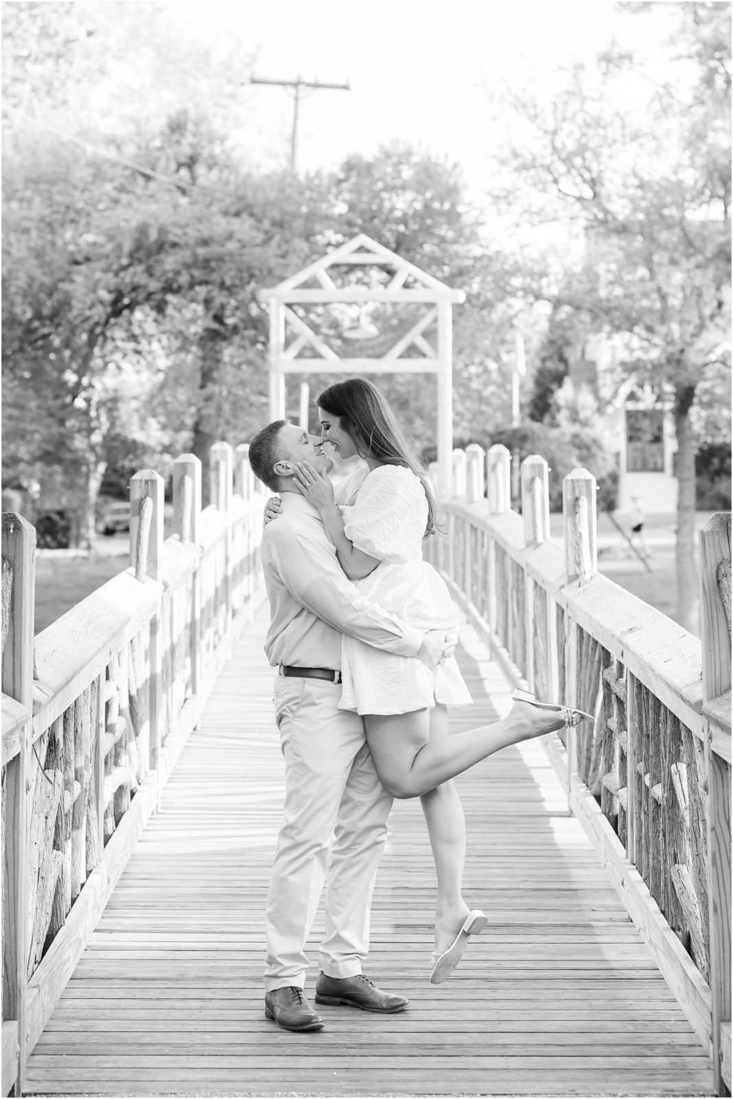 Spring Lake Engagement Session in the Summer