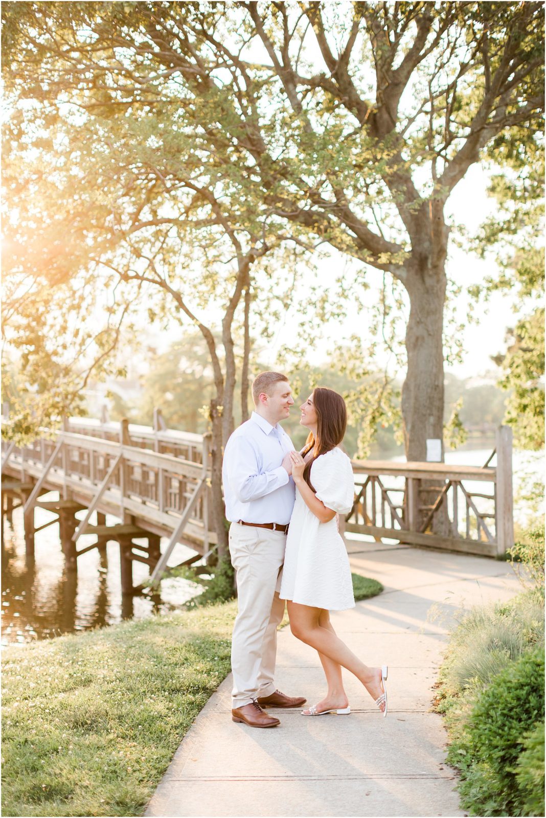 Spring Lake Engagement Session in the Summer
