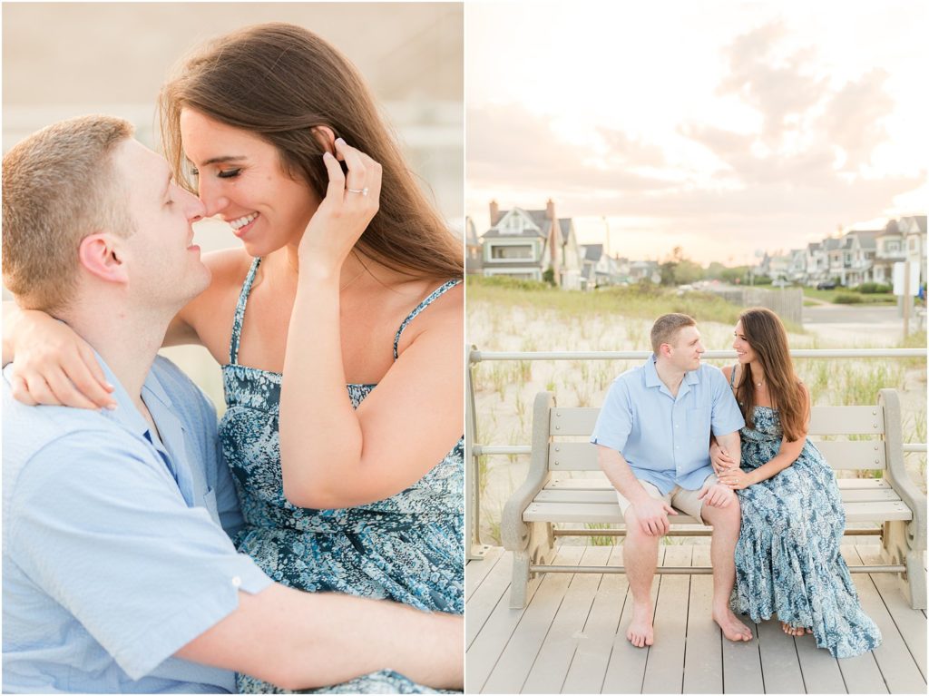 Spring Lake Engagement Session in the Summer
