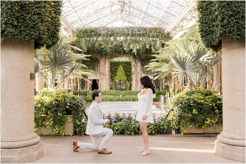 Kelly and Vinny | Sayen Gardens Engagement Session