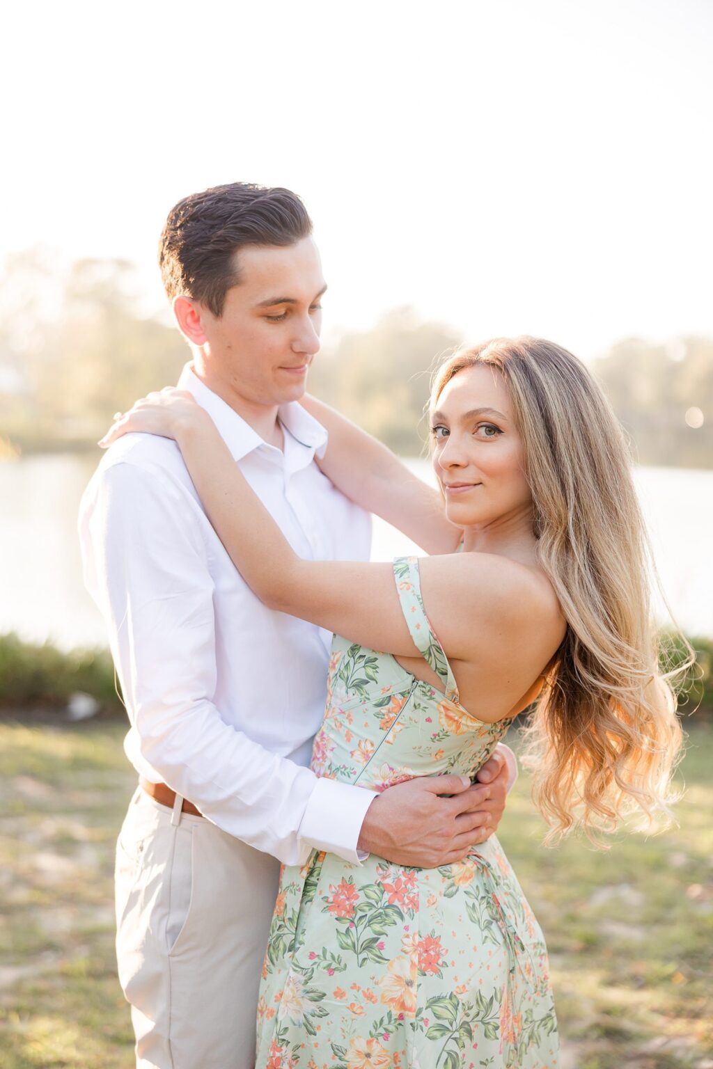 Autumn Day Spring Lake Engagement Session