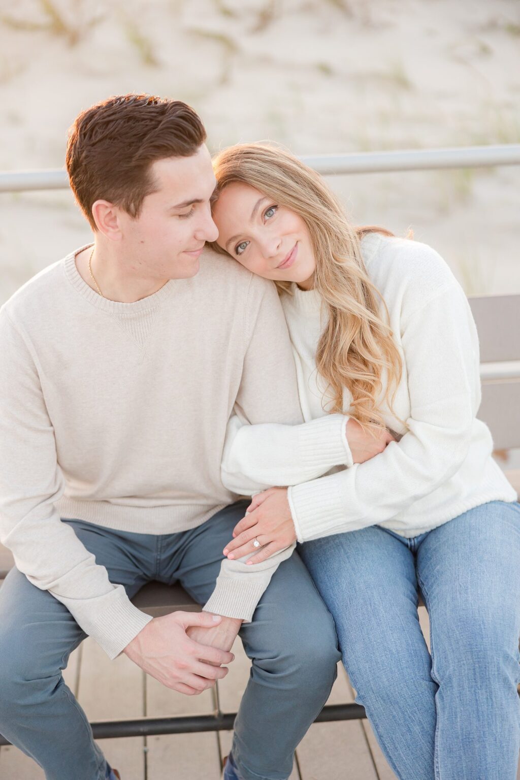Autumn Day Spring Lake Engagement Session