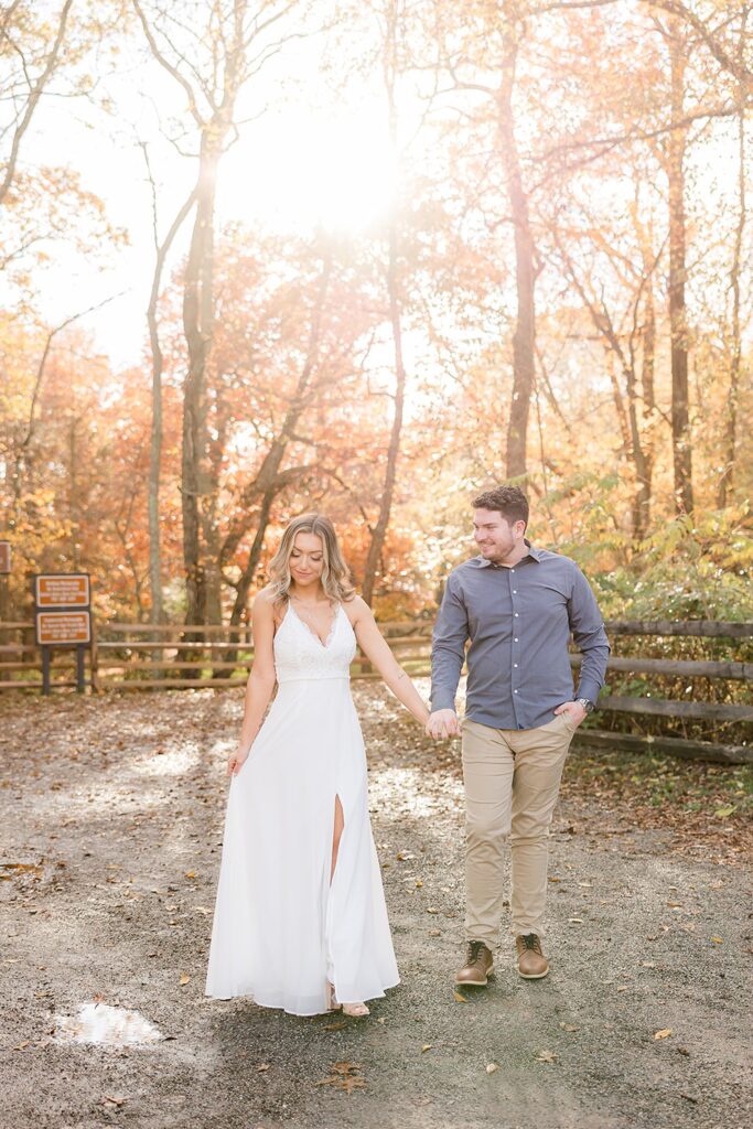 Engagement Session at Allaire State Park